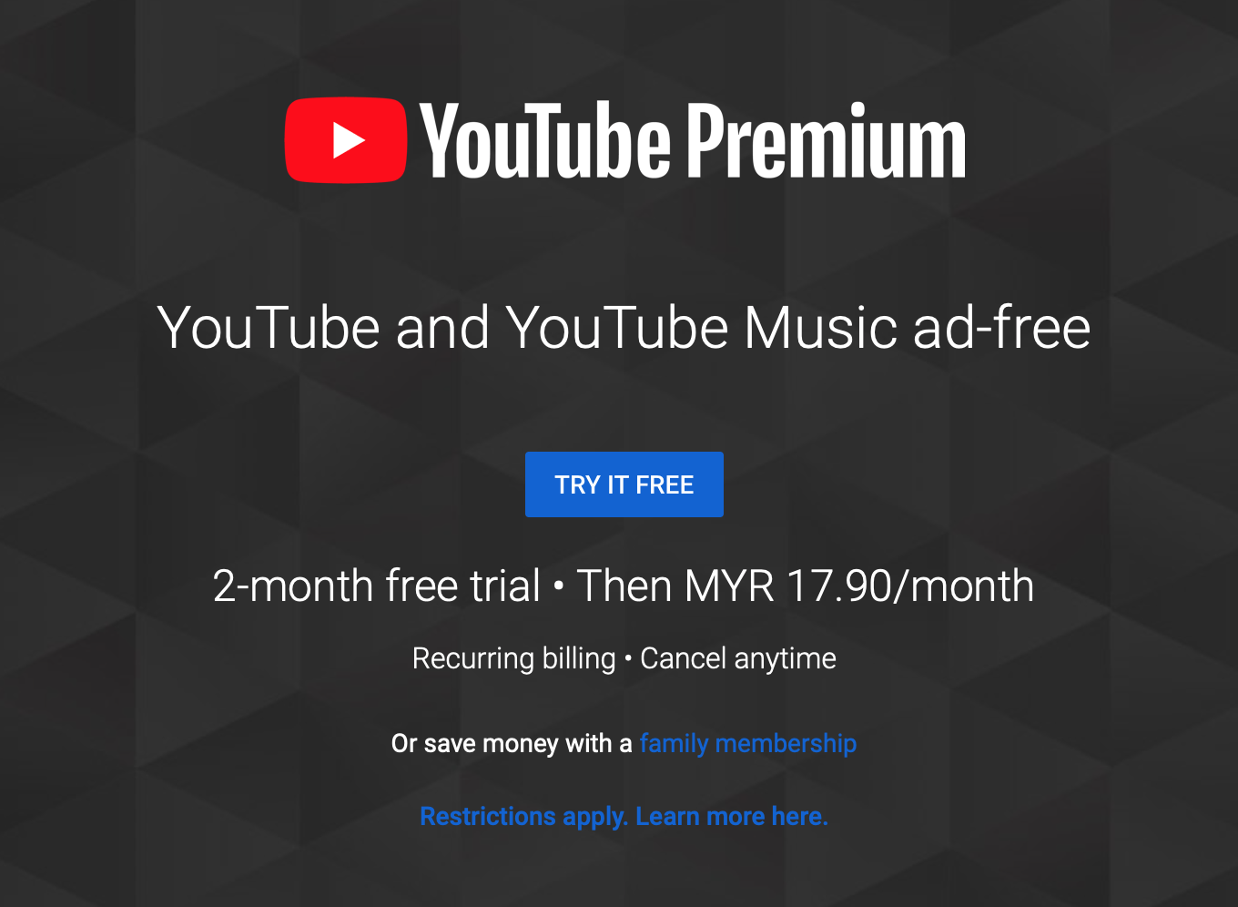 YouTube Premium And Music Premium Are Finally Available In Malaysia YouTube Premium And Music Premium Are Finally Available In Malaysia