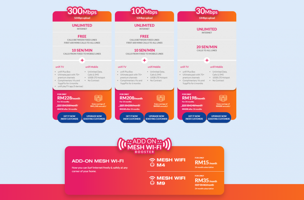 Unifi Your World: Home fibre, mobile internet and TV box in one package ...