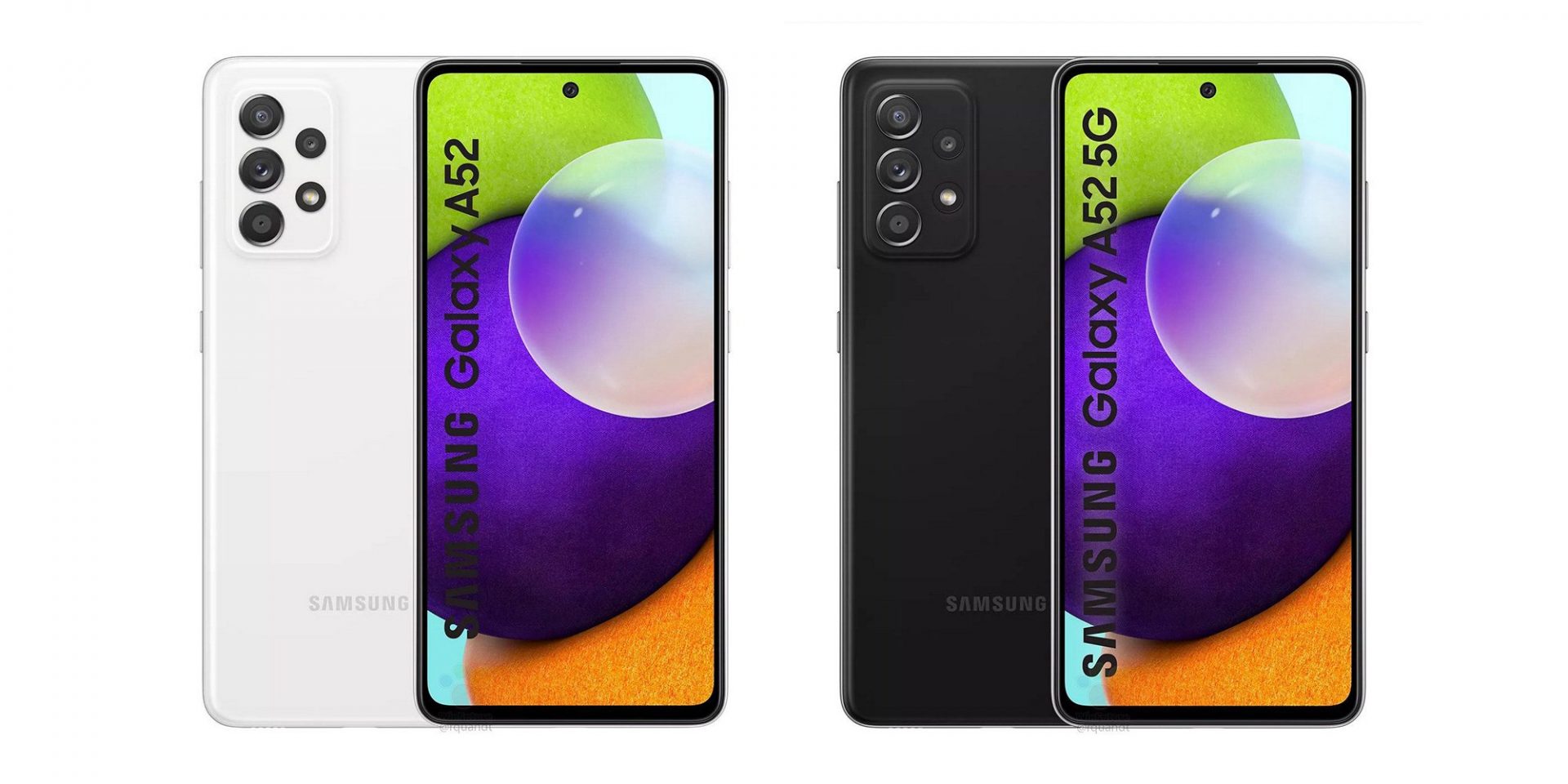 Samsung Galaxy A52 specs and design leaked - KLGadgetGuy
