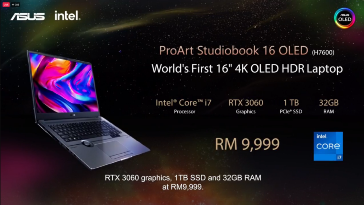 ASUS Malaysia launches three new OLED laptops: Starts from RM4,999 ...