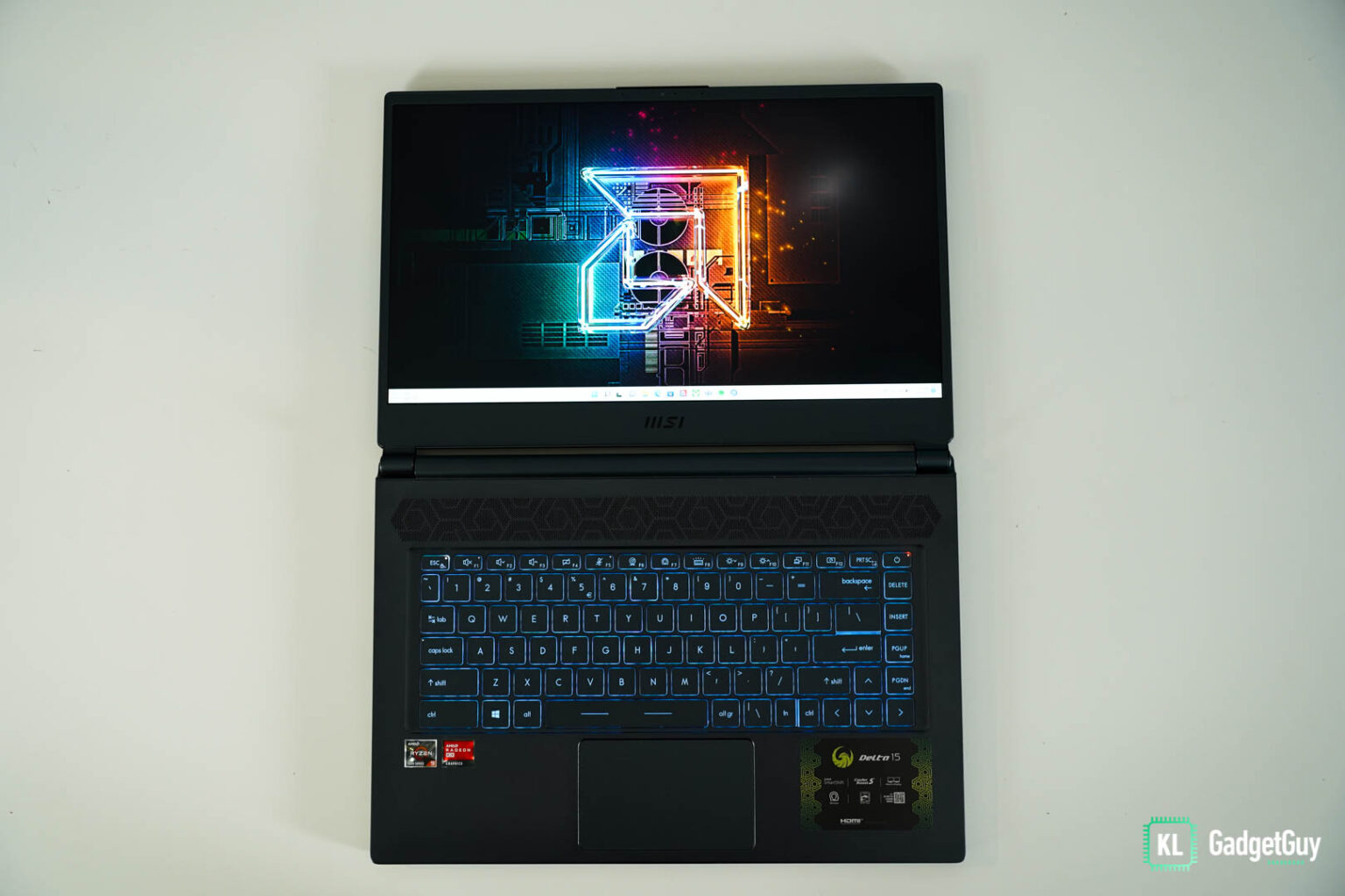 MSI Delta 15 Review: the gaming laptop I would buy for work - KLGadgetGuy
