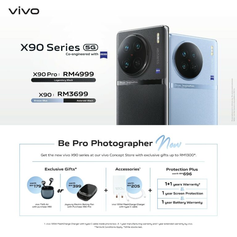 vivo X90 series officially launches in Malaysia from RM3,699 - KLGadgetGuy