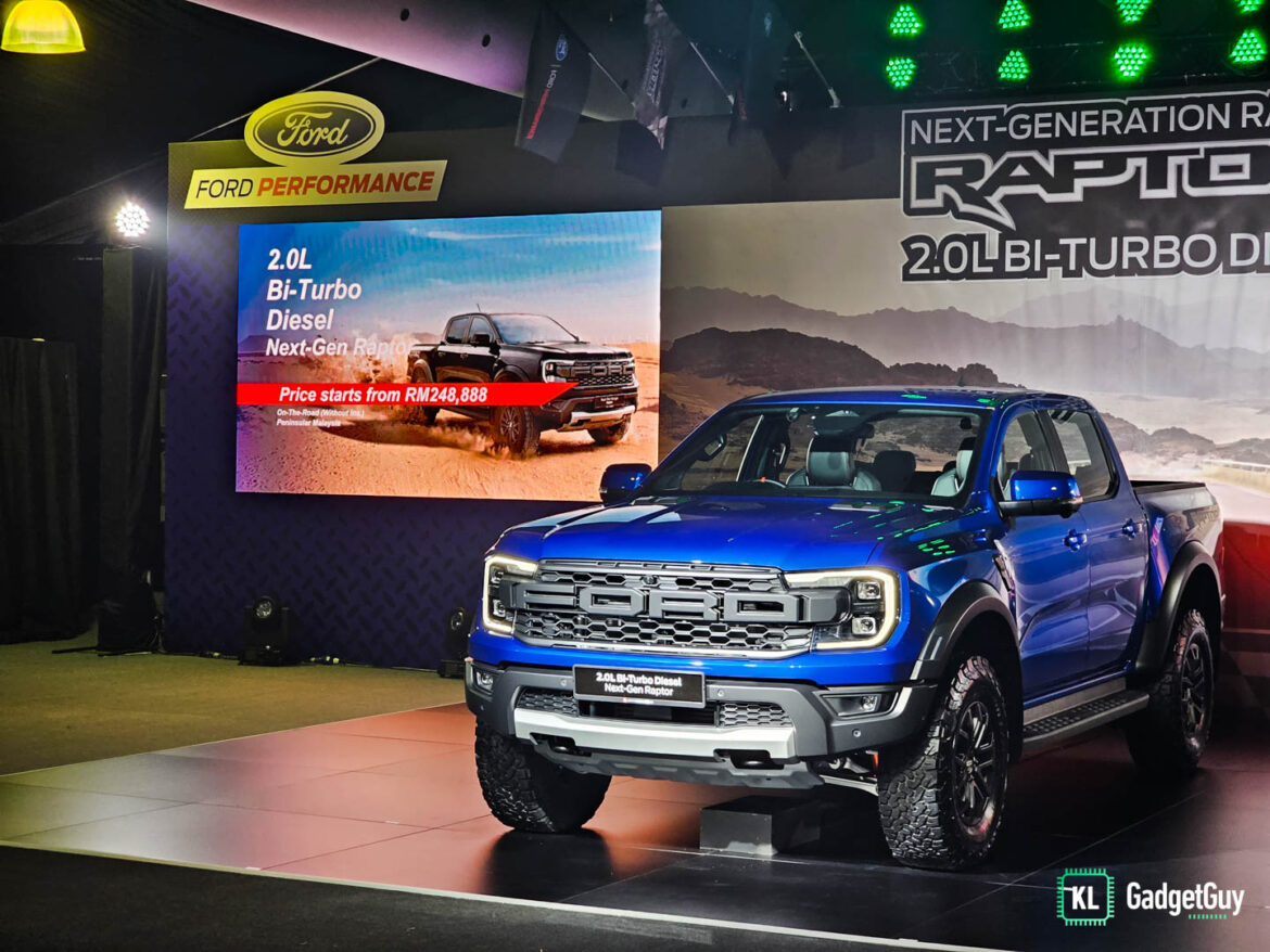 Next-Gen Ford Ranger Raptor 2.0L Bi-Turbo Diesel in Malaysia, priced at ...